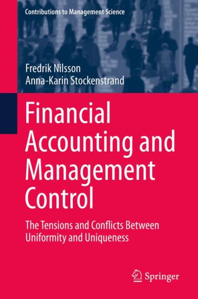 Financial accounting and management control - relié - NILSSON FREDRIK ...