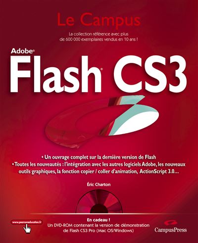 Flash cs 3 - Livre CD - Eric Charton - Achat Livre | fnac
