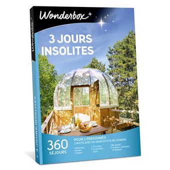 WONDERBOX 3 JOURS INSOLITES - Coffret cadeau - Achat & prix | fnac
