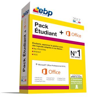 EBP Pack Etudiant 2017 + Microsoft Office Professionnel 2016 - Jeu vidéo - Achat & prix | fnac