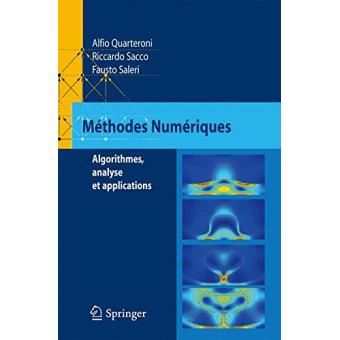 Méthodes numériques - Poche - Alfio Quarteroni - Achat Livre | fnac