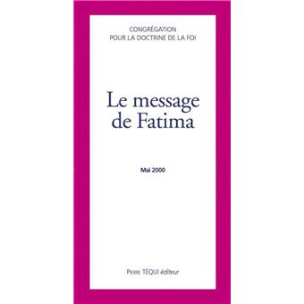 Le message de Fatima - broché - Sœur Lucia - Achat Livre | fnac