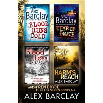 Alex Barclay 4-Book Thriller Collection Blood Runs Cold, Time of Death ...