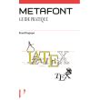 METAFONT guide pratique - Bernard Desgraupes - Achat Livre | fnac