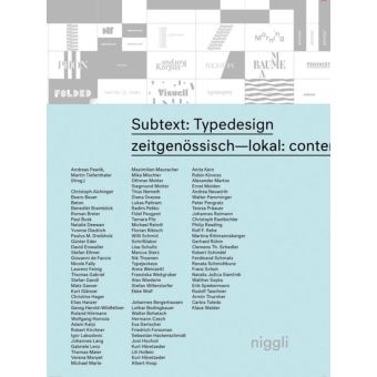 Subtext : Typedesign Typedesign, Edition bilingue anglais-allemand ...
