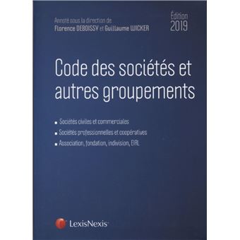 Code des societes et autres groupements 2019 Societes civiles et ...