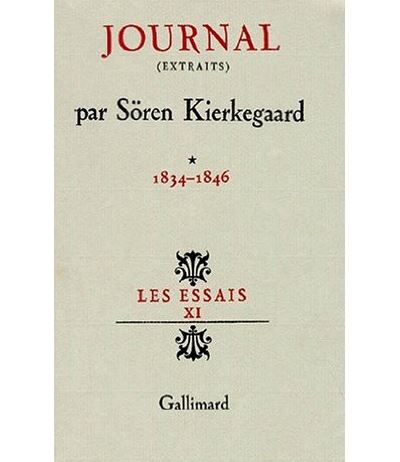 Journal Extraits-1834-1846 Tome 1 - broché - Søren Kierkegaard, Jean ...