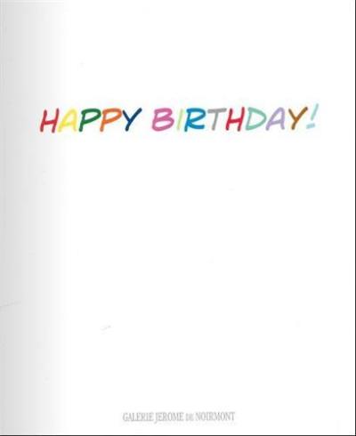 Happy birthday /français - broché - Collectif - Achat Livre | fnac