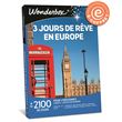 E-coffret Wonderbox 3 Jours de Rêve en Europe, Top Prix | fnac