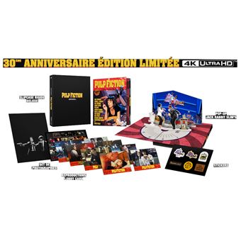 Pulp Fiction Édition 30ème Anniversaire Collector Limitée Blu-ray 4K Ultra HD - Blu-ray 4K ...