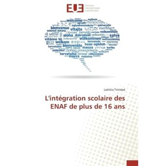 L'intégration scolaire des enaf de plus de 16 ans - broché - L ...