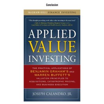 Applied Value Investing, Conclusion: - ebook (ePub) - Jr. Joseph ...