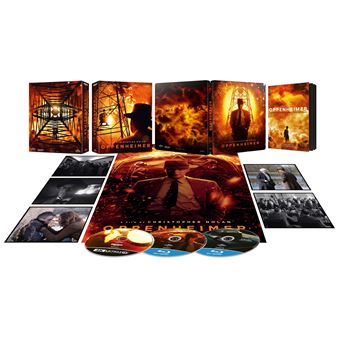 Oppenheimer Édition Collector Limitée Steelbook Exclusivité Web Blu-ray 4K Ultra HD ...