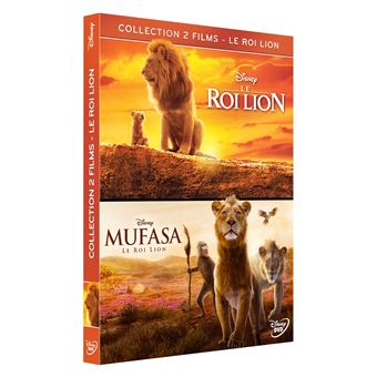 Le Roi lion Coffret Live Action - Le Roi Lion / Mufasa : Le Roi Lion ...