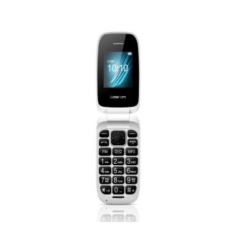 Téléphone mobile Logicom Clapet L-310 Double SIM Blanc - Téléphone ...