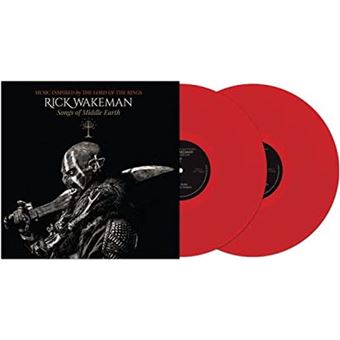 Songs Of Middle Earth Vinyle Rouge - Rick Wakeman - Vinyle album ...