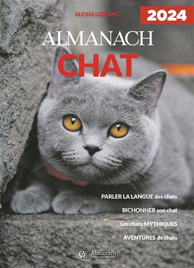 Almanach du chat 2024 - Dernier livre de Délphine Gay - Précommande ...