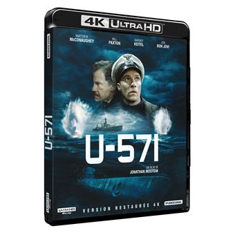 U-571 Blu-ray 4K Ultra HD - Jonathan Mostow - Blu-ray 4K - Achat & prix ...