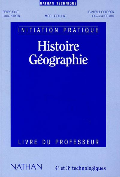 Histoire geographie 4e 3e techno professeur initiation pratique ...