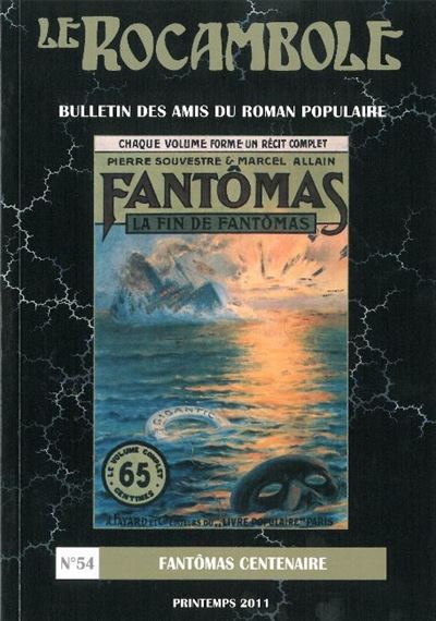 Le rocambole Fantômas Centenaire Tome 54 - broché - Association des ...
