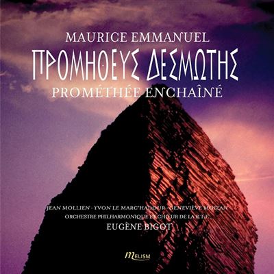 Prométhée enchaîné Paris 1959 - Maurice Emmanuel - CD album - Achat ...