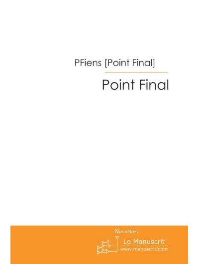 Point Final - broché - PFiens [Point Final] - Achat Livre | fnac