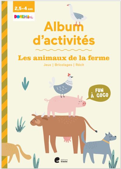 Les Animaux de la ferme Album d'activités - broché - Guido Van ...