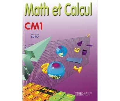 Math Et Calcul Cm1 - Livre Eleve Euro - broché - Eiller-R - Achat Livre ...