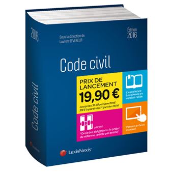 Code civil 2016 Edition 2016 - relié - Laurent Leveneur - Achat Livre ...