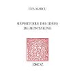 Répertoire des idées de Montaigne - ebook (ePub) - Eva Marcu - Achat ...