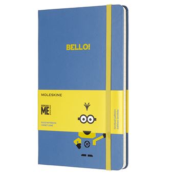 Minions carnet grand format ligne bleu - Carnets et journaux intimes ...
