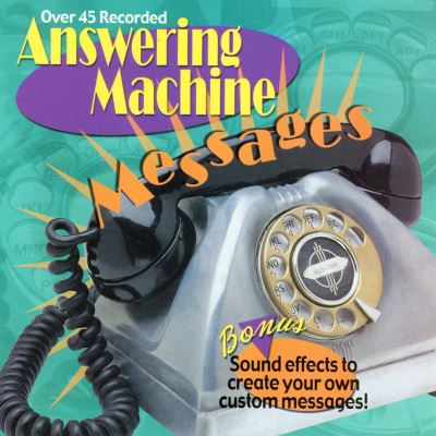 Sound effects answering machines messages - V - A - CD album - Achat ...