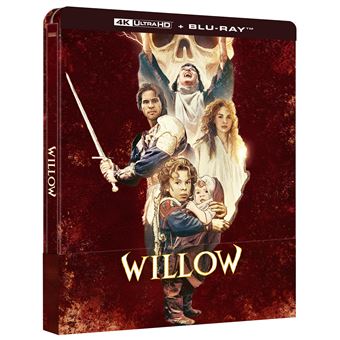 Willow Édition Limitée Steelbook Blu-ray 4K Ultra HD - Ron Howard - Blu ...