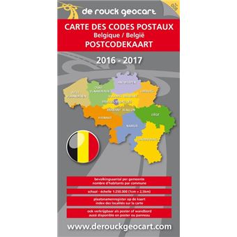BELGIQUE/BELGIE CARTE DES CODES POSTAUX - broché - Nvt - Achat Livre | fnac
