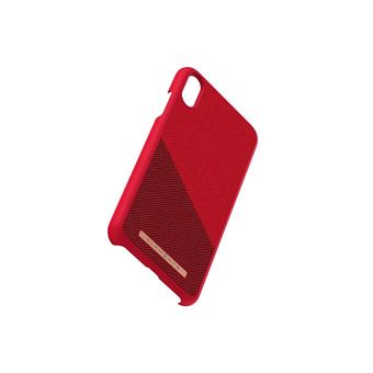 FREJA ROUGE IPHONE XS MAX POLYCARBONATE ET TISSU ROUGE - Téléphone ...