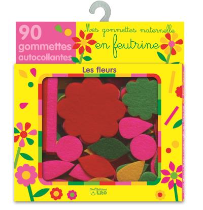 Mes gommettes maternelles en feutrine Les fleurs : 90 gommette ...