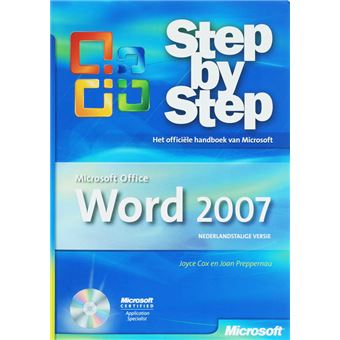 Step By Step - Word 2007 + CD - Cox, Auteur - broché - Achat Livre | fnac