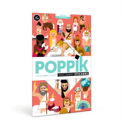 Poppik - 1 poster + 38 stickers repositionnables - Poppik Mythologie ...