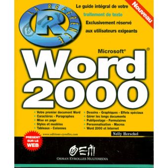 Word 2000 - broché - Nelly Herschel - Achat Livre | fnac