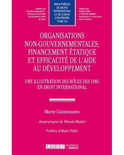 Organisation non-gouvernementales, financement etatique et efficacite ...
