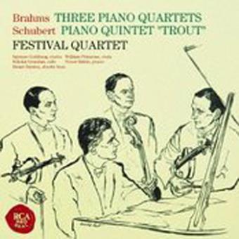 Three Piano Quartets, Piano Quintet Trout - Franz Schubert - Johannes Brahms - CD album - Achat ...