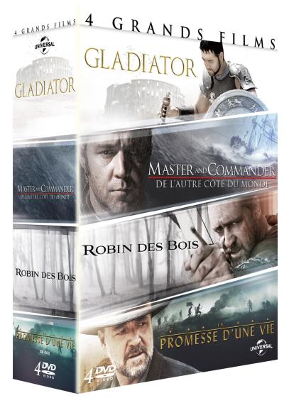 Coffret Russel Crowe 4 films DVD - Ridley Scott, Peter Weir - DVD Zone ...