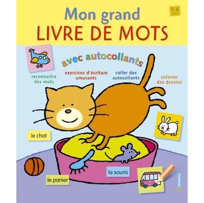 Mon grand livre de mots avec autocollants 5-6 ans - broché - Collectif ...