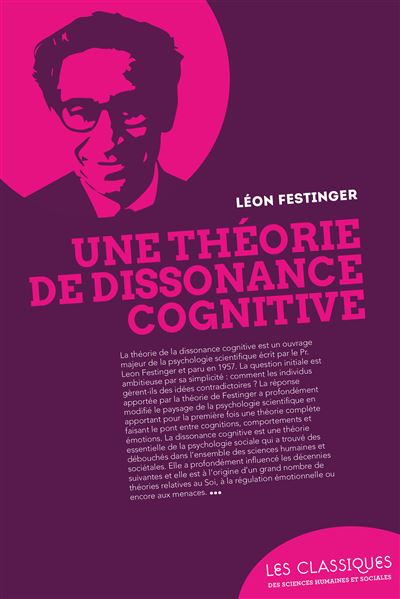 Une théorie de la dissonance cognitive - broché - Léon Festinger ...