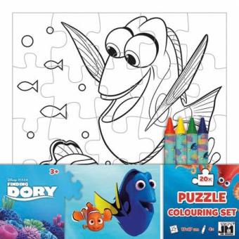 Le Monde de Dory - Livre avec 1 set puzzle à colorier avec crayons - Le ...