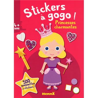 Stickers a gogo ! princesses charmantes Stickers à gogo - broché ...