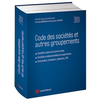 Code des sociétés et autres groupements 2021 - relié - Florence ...