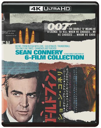 James Bond - Sean Connery 6 Film Collection (Vanilla Version) Blu-ray ...