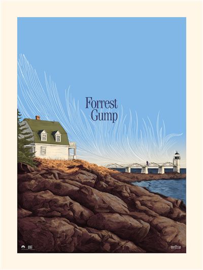 Affiche - Forrest Gump - Bridge - Édition Limitée Numérotée - Produits ...