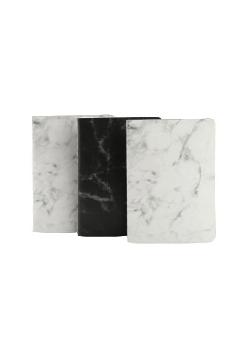 MARBLE NOTEBOOKS MARBLE NOTEBOOKS BLACK AND WHITE - Gadget - Achat ...